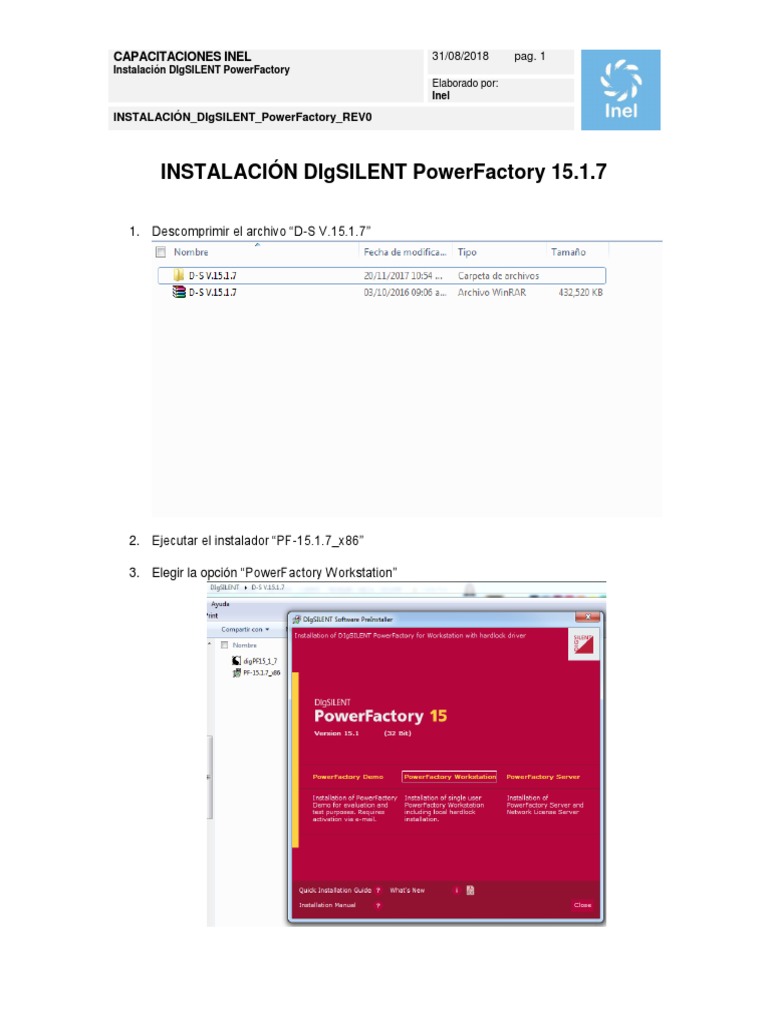 Instalación Digsilent Powerfactory Rev0 | PDF | Informática