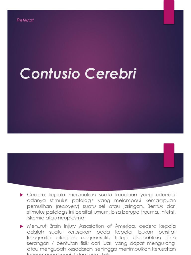 Contusio Cerebri | PDF