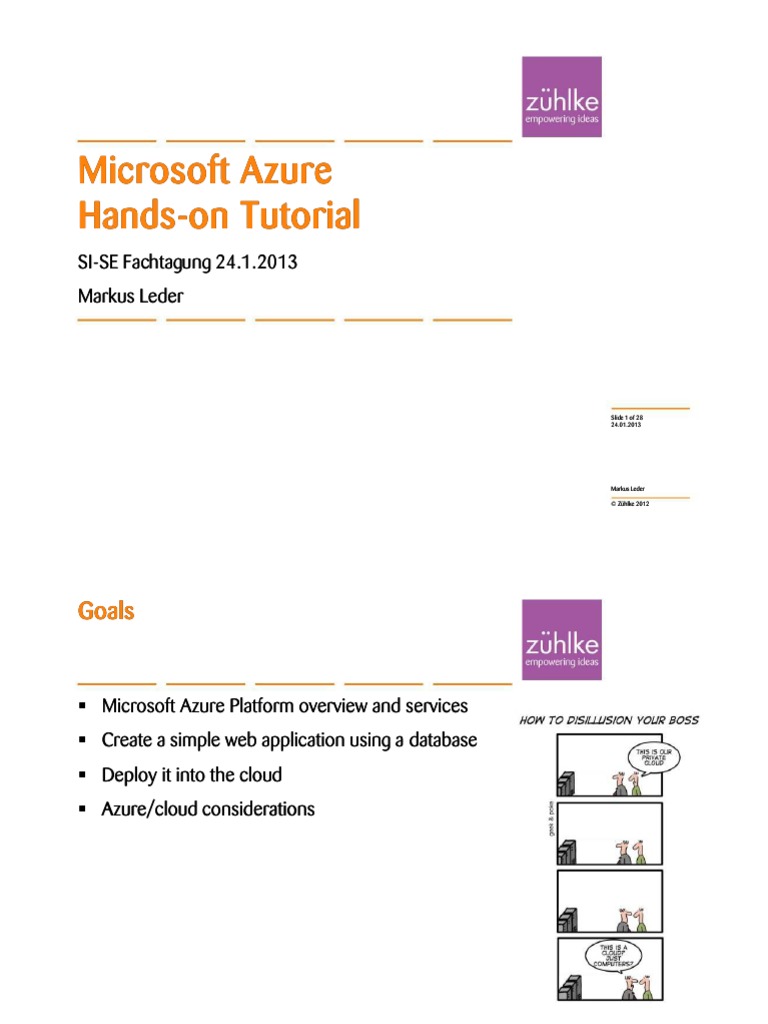 Azure Tutorial | PDF | Platform As A Service | Cloud Computing