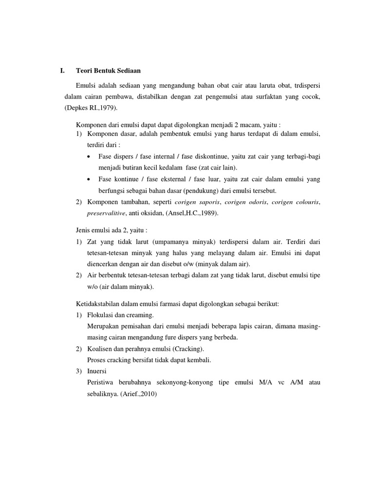 Emulsi | PDF