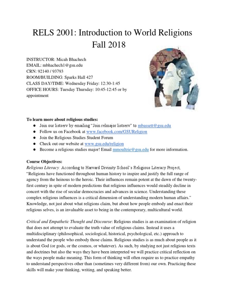 Introduction to World Religions Course | PDF | Academic Dishonesty ...