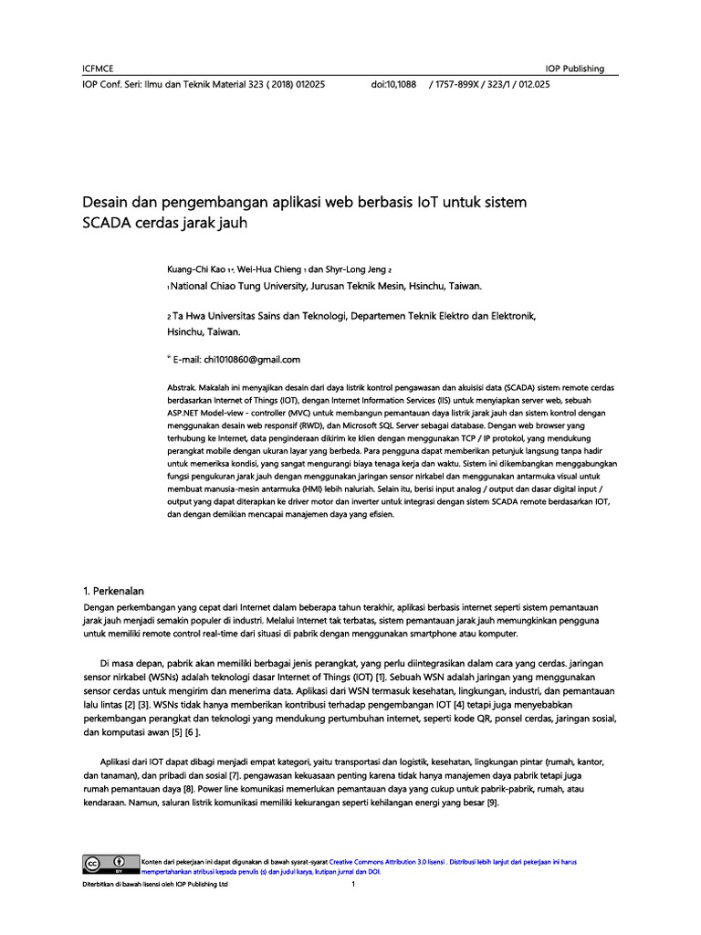 Sistem Scada Berbasis Iot Pdf