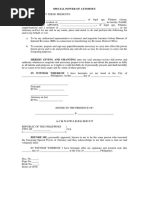 SPA For BIR | PDF | Power Of Attorney | Taxes