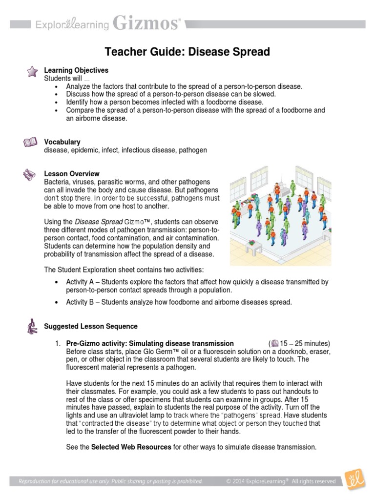 Diseasespreadtg | PDF | Transmission (Medicine) | Pathogen