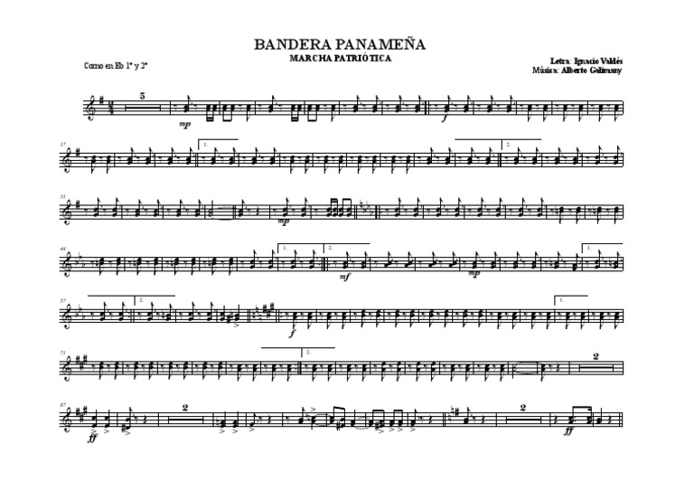 Corno en Eb 1 y 2 | PDF