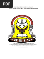 Contoh Laporan Pertanggungjawaban (LPJ) OSIS | PDF | Karier & Perkembangan