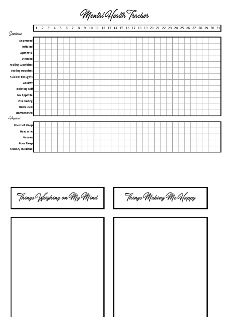 Mental Health Tracker
