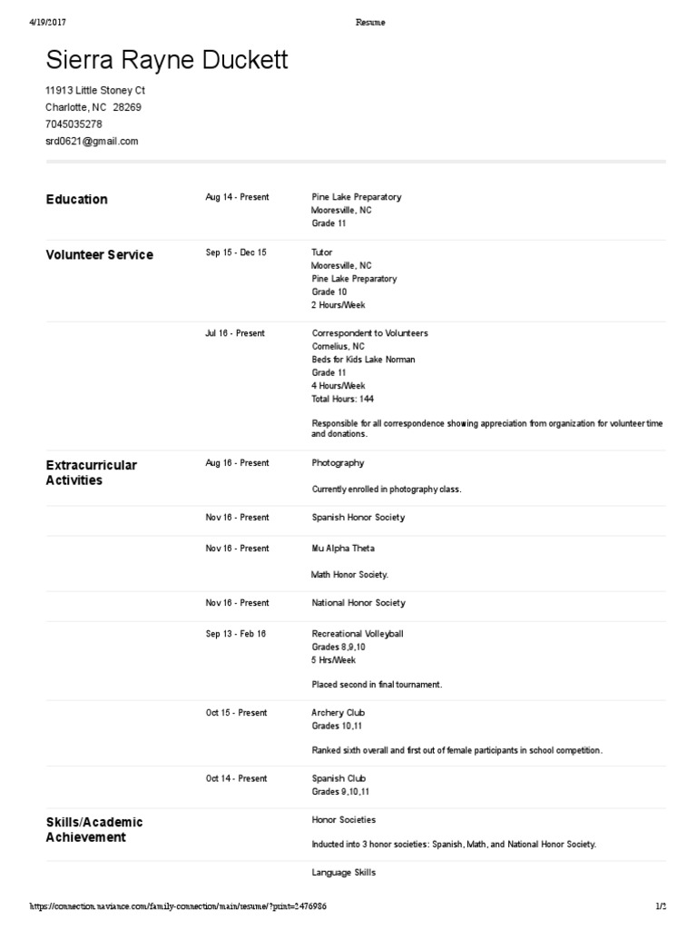 Duckett Resume | PDF | Student Organizations | Students