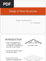 Steel Truss Design and Detailing Guide | PDF | Truss | Roof