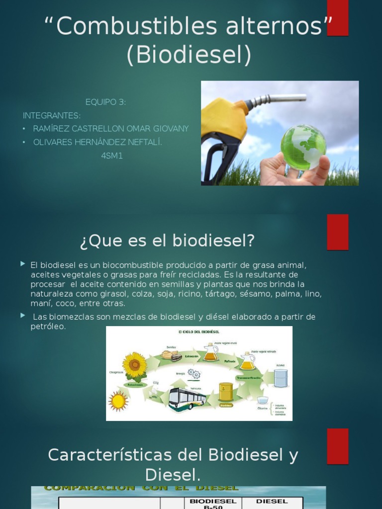 Biodiesel: Definición y Usos | PDF | Biodiésel | Motor diesel