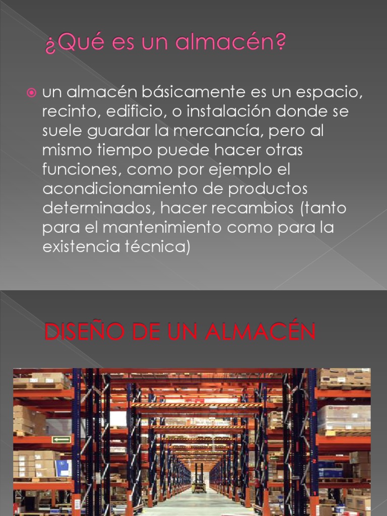 Que Es Un Almacén | PDF | Almacén | Business