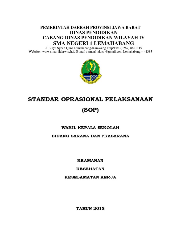 Sop K3 | PDF