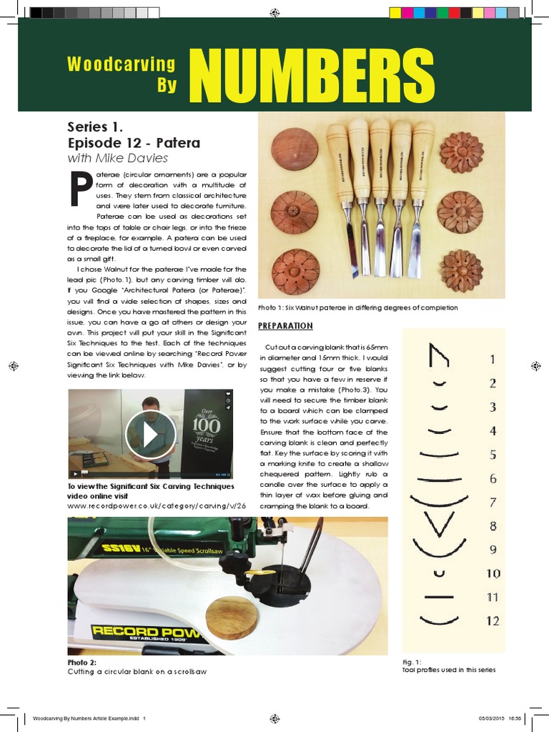 Woodcarving Lesson 12 | PDF | Wood Carving | Crafts & Hobbies
