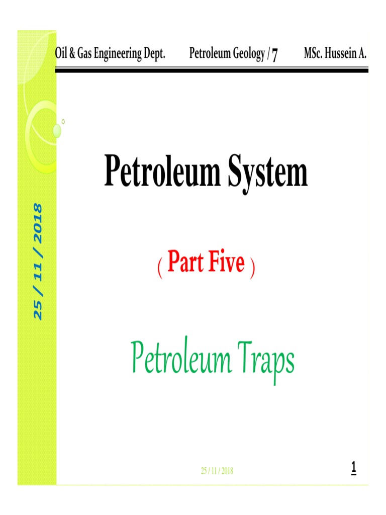 Petroleum System P5 | PDF | Petroleum Reservoir | Rock (Geology)