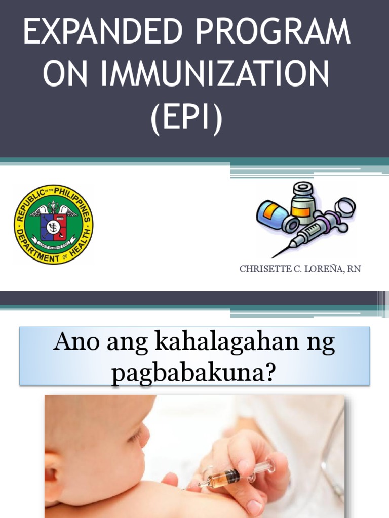 EXPANDED PROGRAM ON IMMUNIZATION BHW Training | PDF