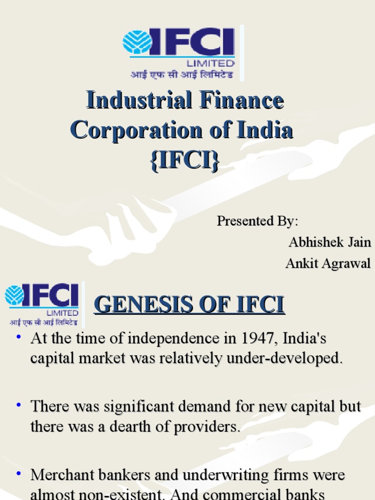 Industrial Finance Corporation of India (IFCI) | PDF | Venture Capital ...