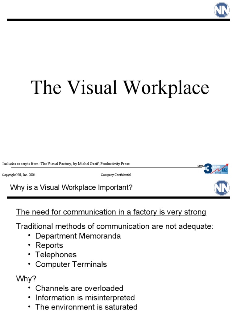 The Visual Workplace: Includes Excerpts From: The Visual Factory, by ...