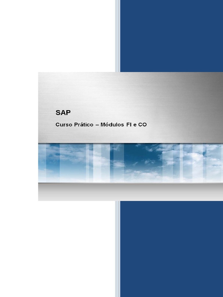 Curso Pratico de Sap Modulo Fi Co PDF | PDF | Planejamento de recursos ...