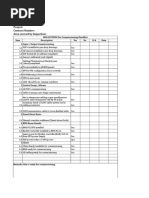 Check List, Commissioning Procedures | PDF | Thermostat | Mechanical ...