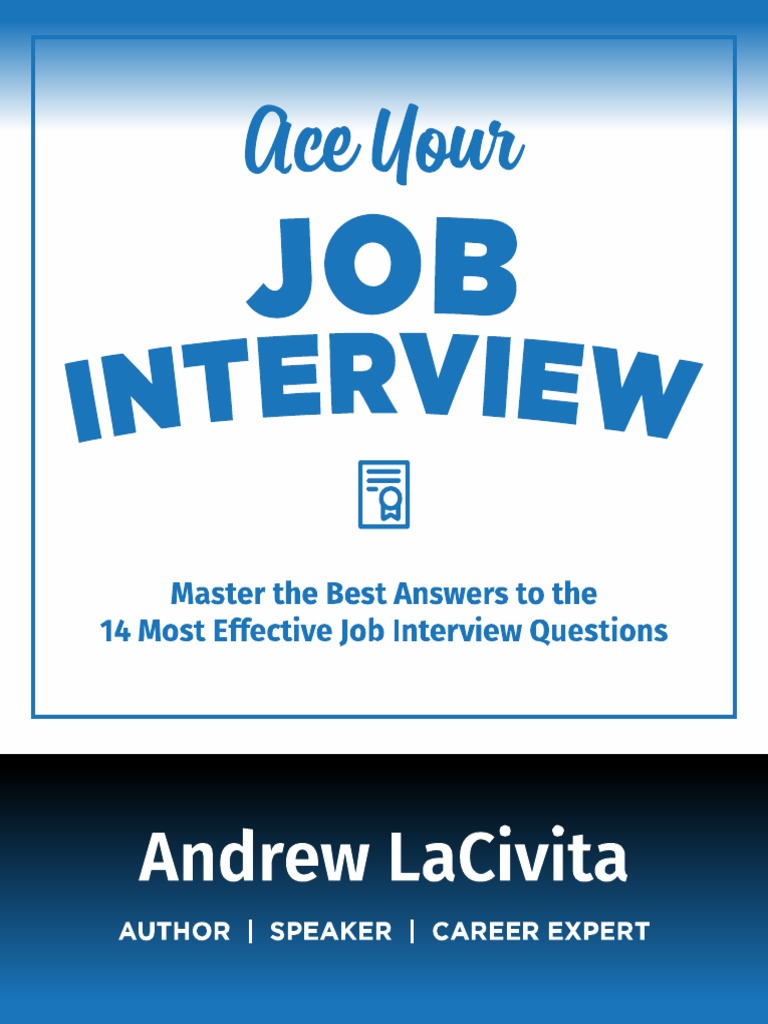 Ace Your Job Interview | PDF