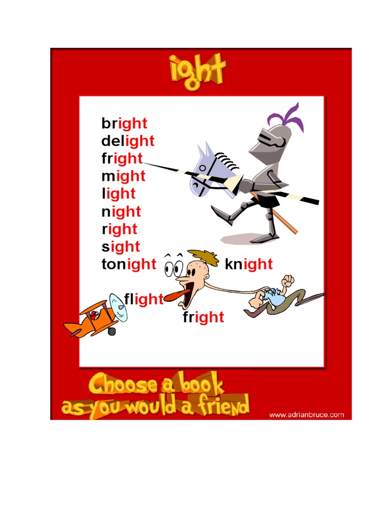 Phonics - Ight | PDF