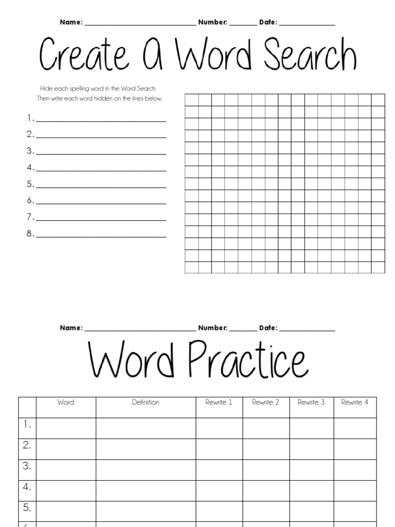 Word Work | PDF | Teaching Methods & Materials