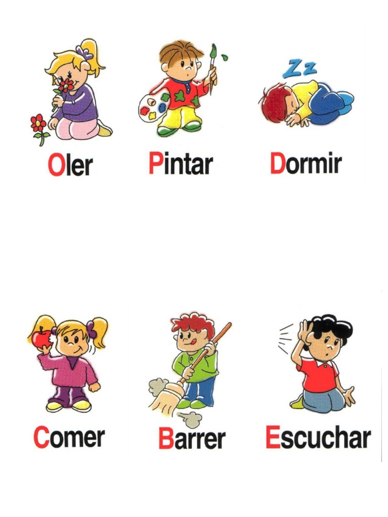 Laminas de Verbos | PDF