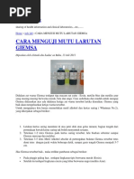 Interpretasi Hasil Pemeriksaan TCM | PDF