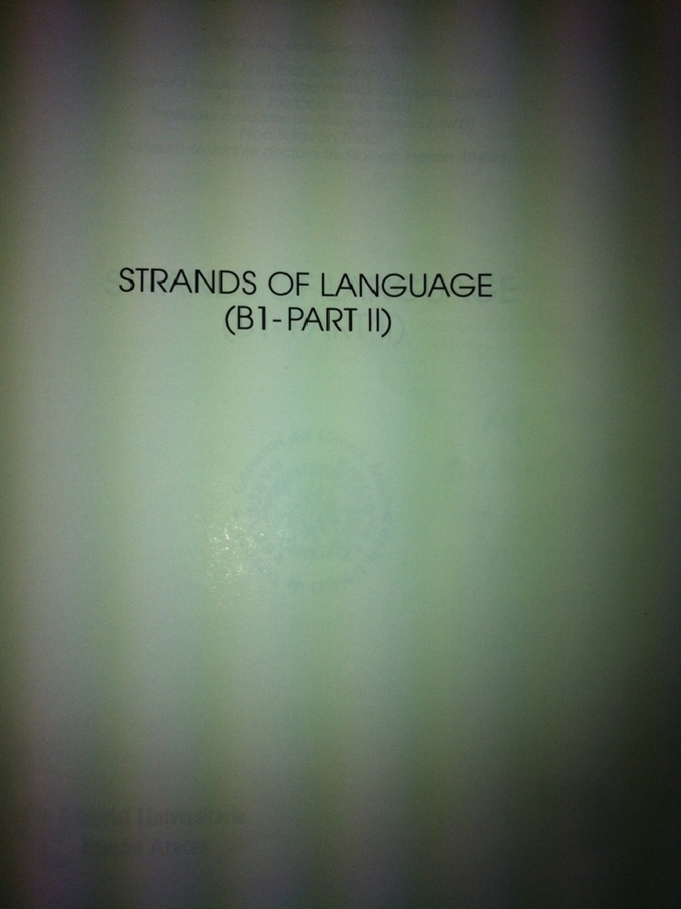 Strands of Language | PDF