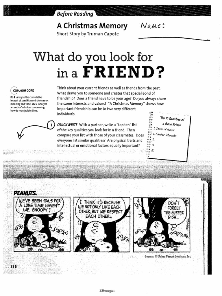 A Christmas Memory | PDF