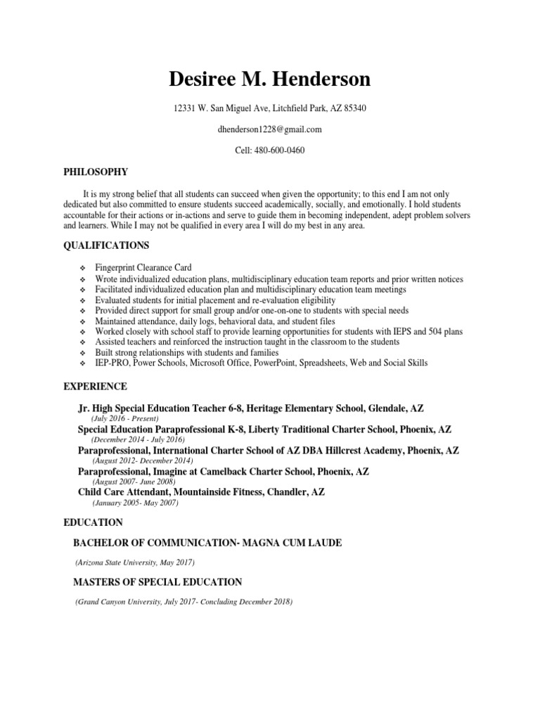 Desiree M | PDF