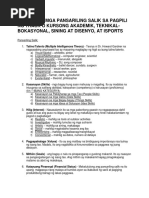 ANG INTRAMS Sanaysay | PDF