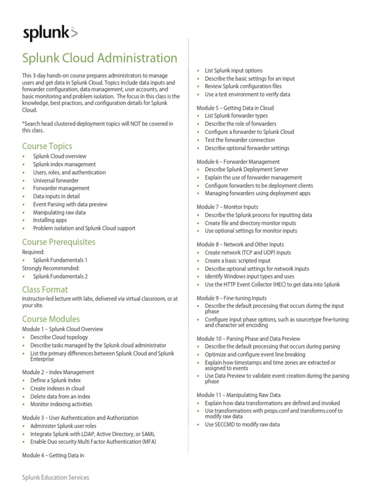 Getting Started with Splunk Cloud Administration: A Hands-On Guide to Data Inputs, Forwarder ...