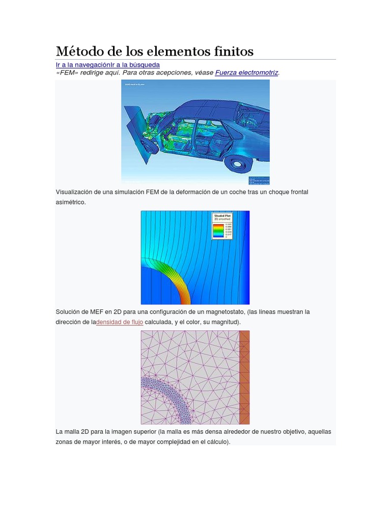 Método de Los Elementos Finitos | PDF | Método de elementos finitos ...