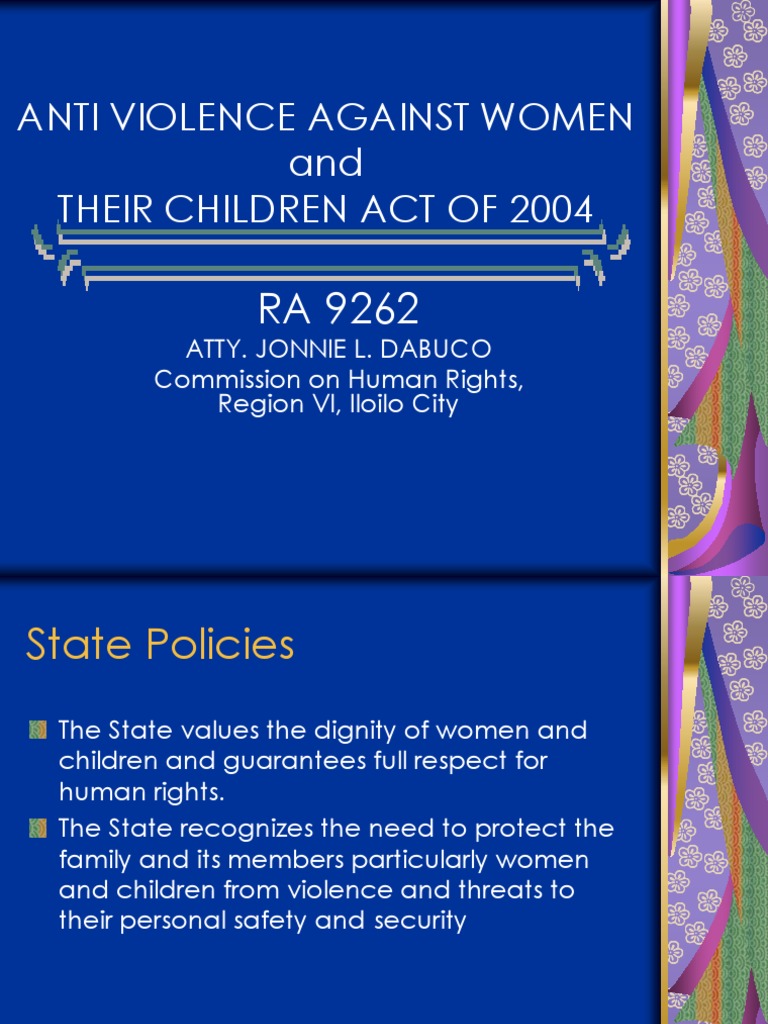 Ra 9262 Vawc | Download Free PDF | Prosecutor | Violence