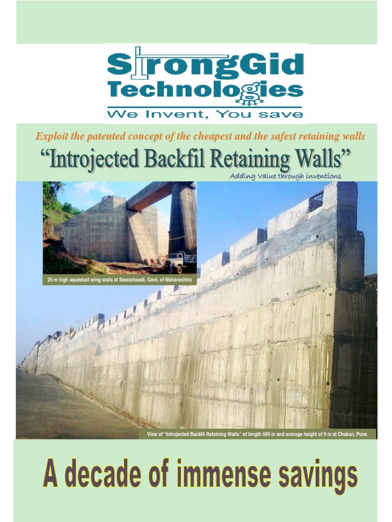Retaining Walls | PDF | Dam | Wind Turbine
