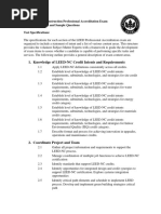 IGBC AP - Sample Questions | PDF | Green Building | Building Code