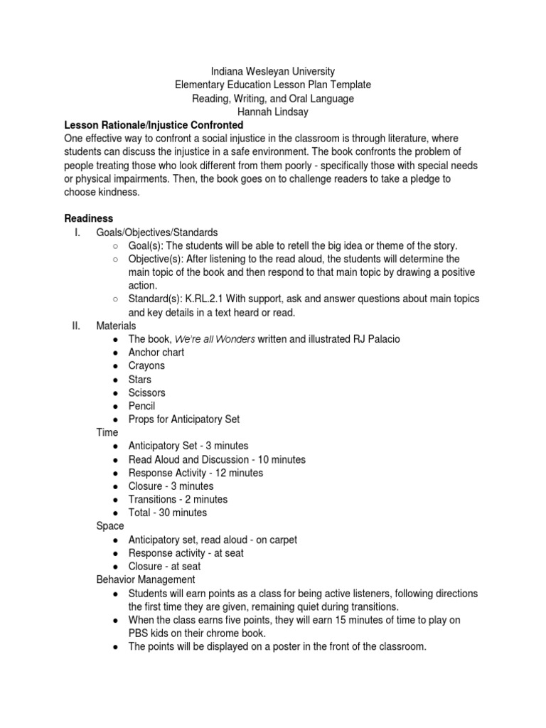 Were All Wonders Lesson 6 | PDF | Cognition | Psychological Concepts