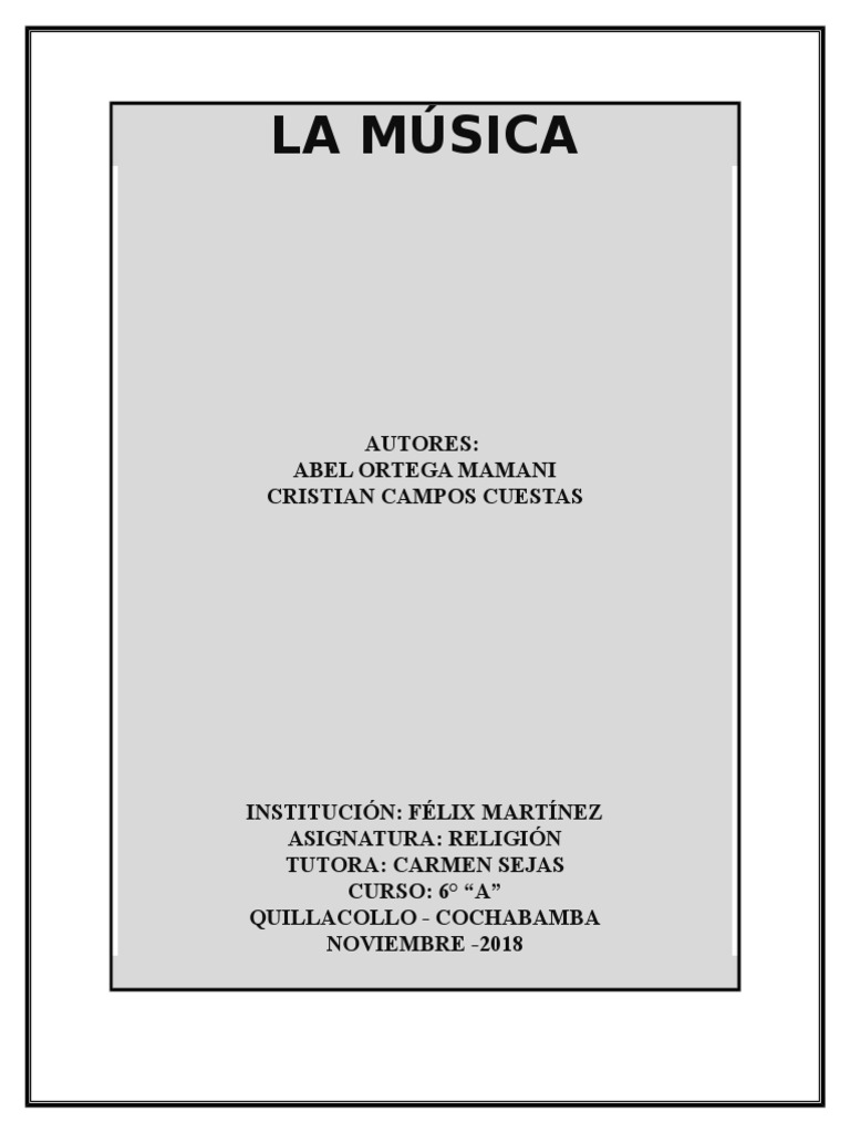 Ensayo Sobre La Musica 2018 | PDF | Ritmo | Ludwig Van Beethoven
