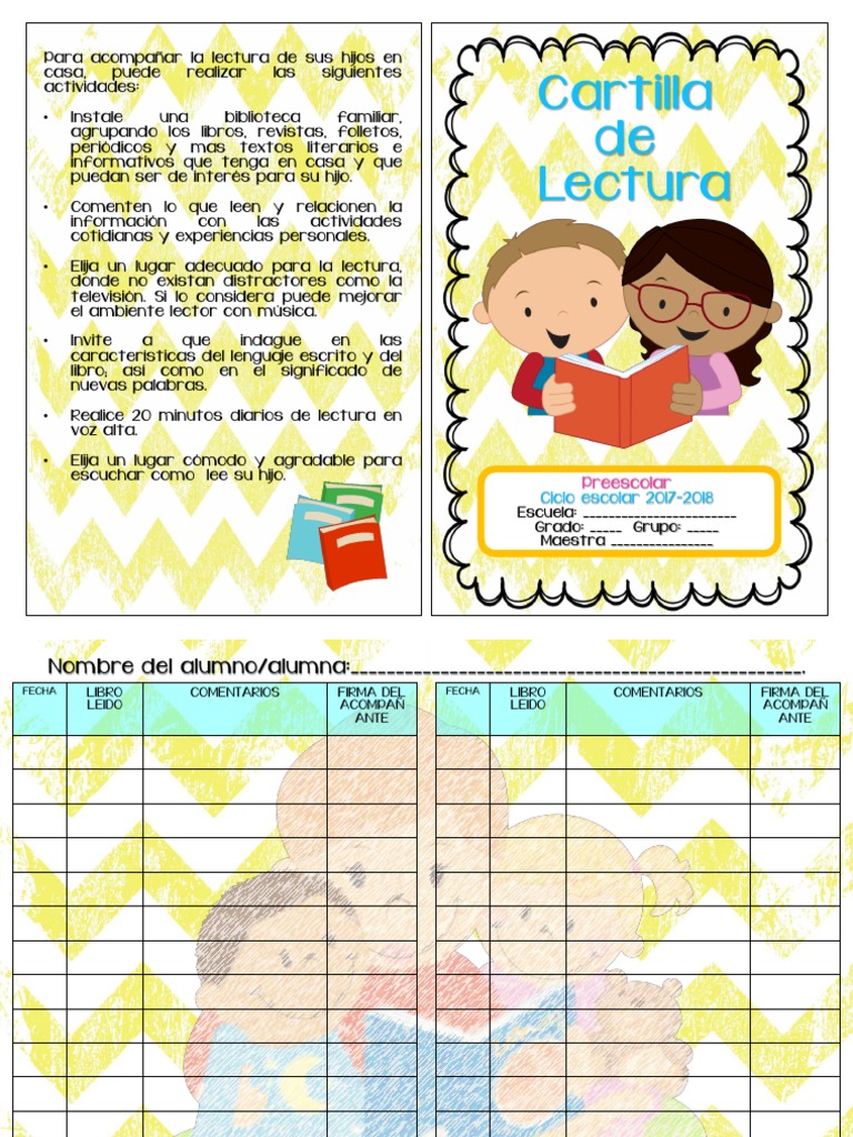 Cartilla de Lectura PDF PREESCOLAR | PDF