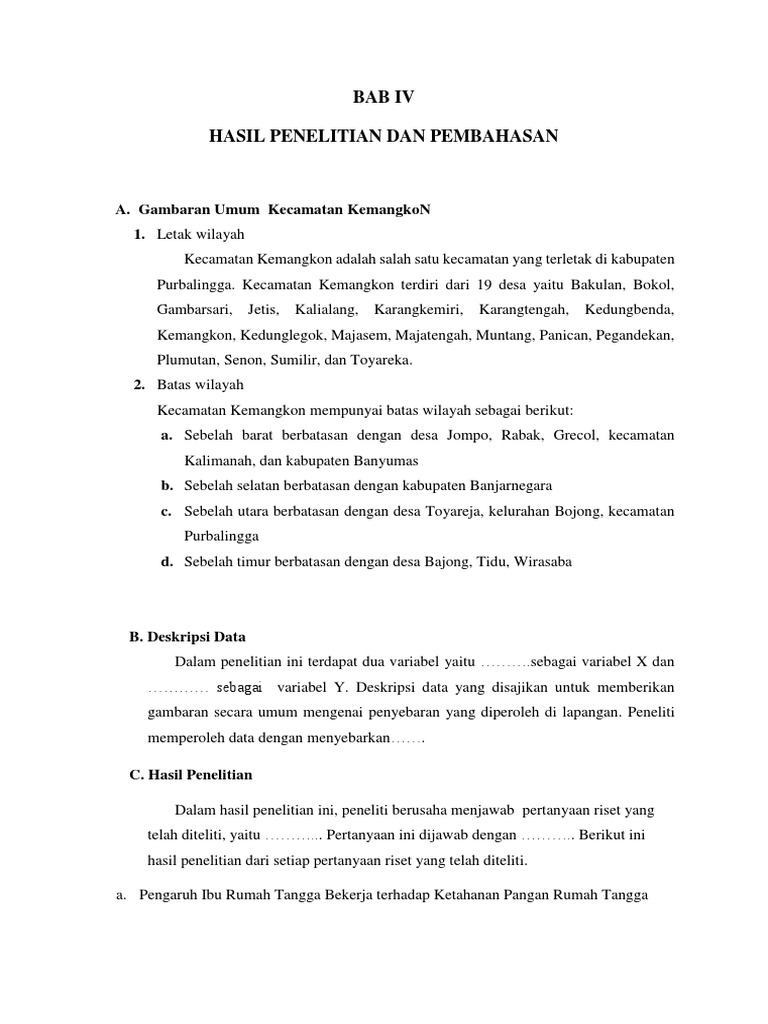 Pembahasan Hasil Penelitian Kuantitatif | PDF