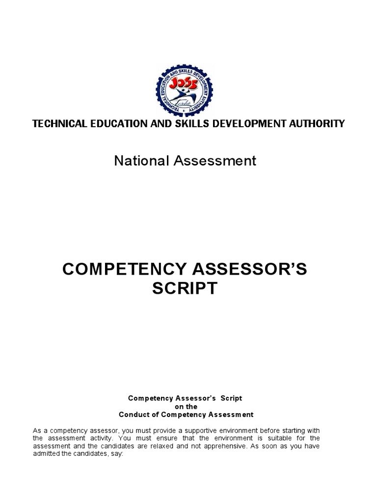Assessor Script | PDF | Business