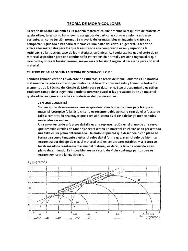 Circulos de Mohr | PDF | Mecanica clasica | Física Aplicada e ...