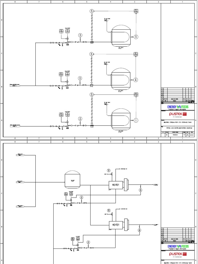 P&ID Hot Oil For CPO Storage Tank New PDF | PDF