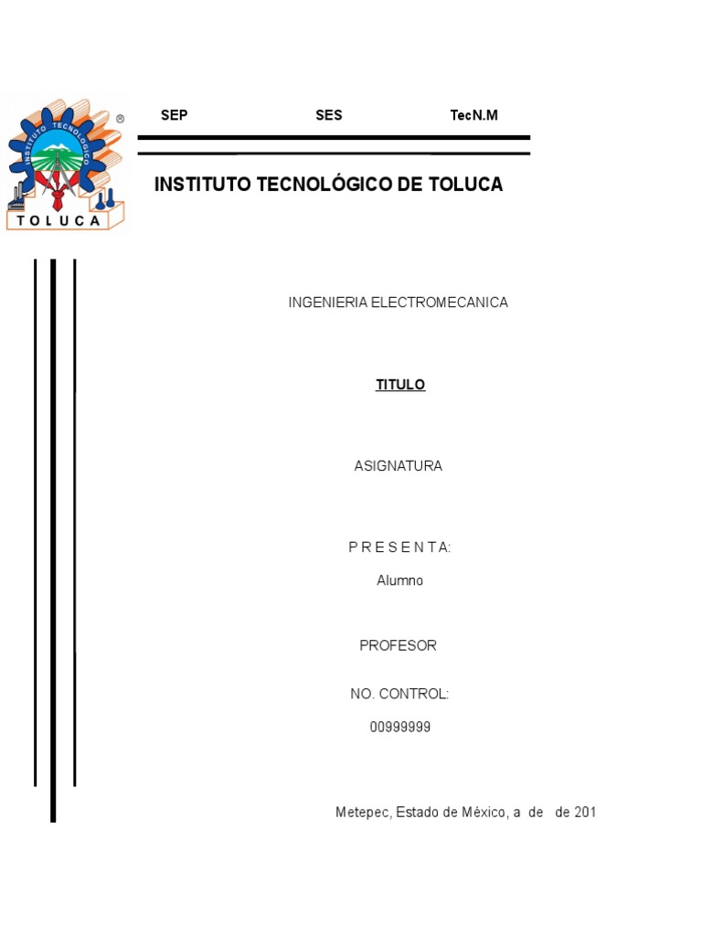Portada Oficial Tec | PDF