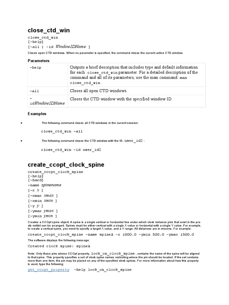 Close Innovus | PDF | Parameter (Computer Programming) | Areas Of ...