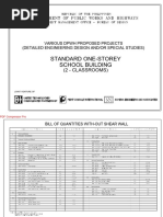 DPWH School Building Design | PDF | Building | Components