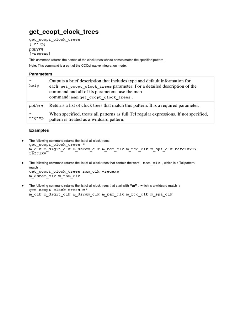 Get Ccopt Clock Trees | PDF