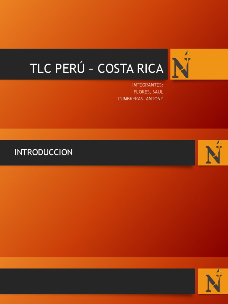 TLC Perú - Costa Rica | PDF