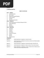 Aluminium Window Specification | PDF | Window | Screw